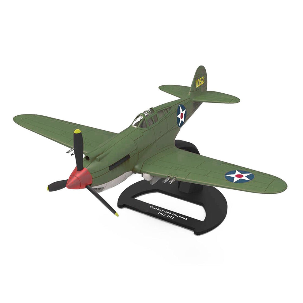 1/72 Scale 1942 Curtiss P-40B Warhawk US WWII Fighter Diecast Aircraft ...