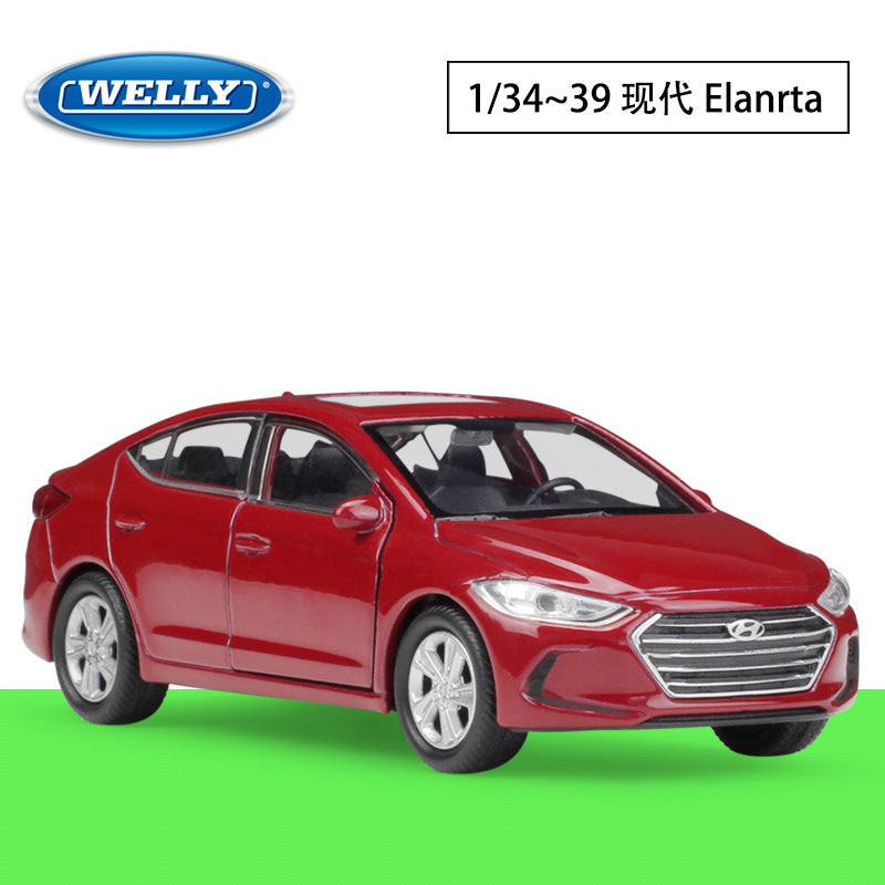 1/36 Scale Hyundai Elantra Diecast Model Car Pull Back Toy – old boy hobby