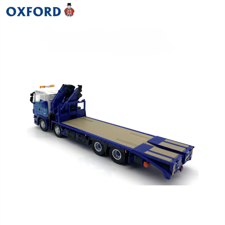 1/76 Scale Scania R 420 Crane Lorry Blue Diecast Model Truck – old boy ...
