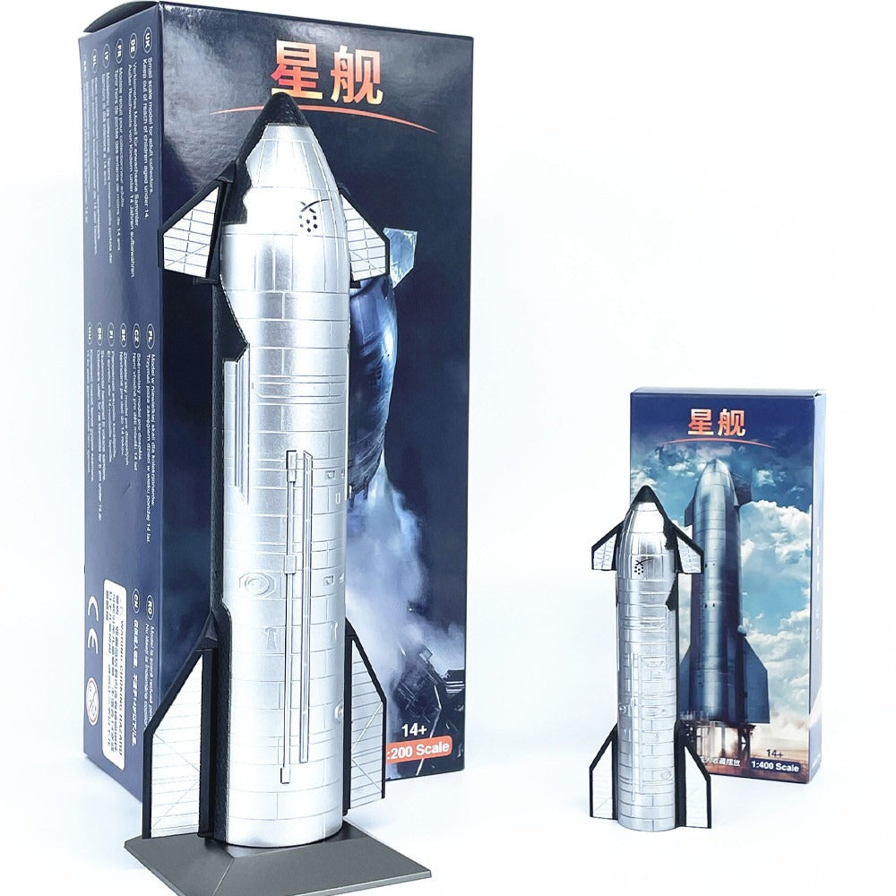 1/200 1/400 Scale SpaceX Starship Spacecraft Diecast Model – old boy hobby