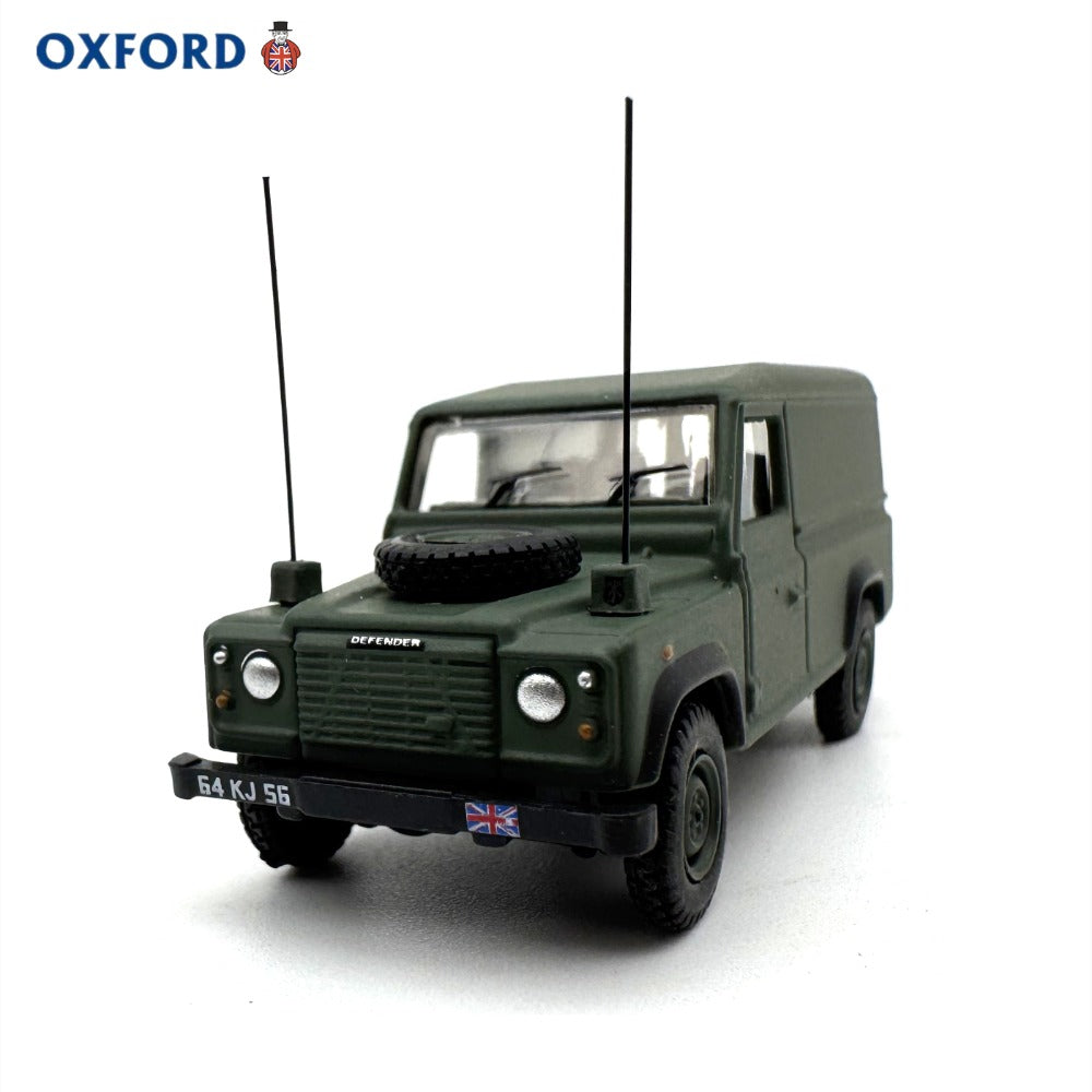 1/76 Scale Land Rover Defender Military Vehicle Diecast Model Car – old ...