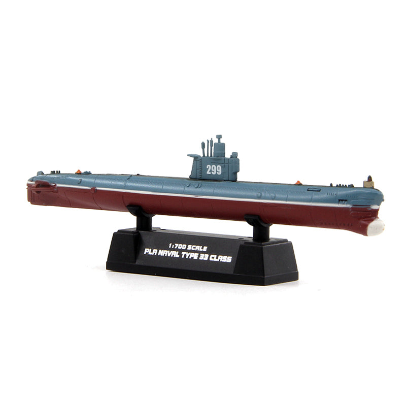 Type 033 submarine pre-built 1/700 scale collectible plastic model ...
