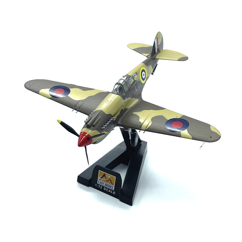 P-40 Warhawk Tomahawk fighter aircraft pre-built 1/72 scale plastic co ...