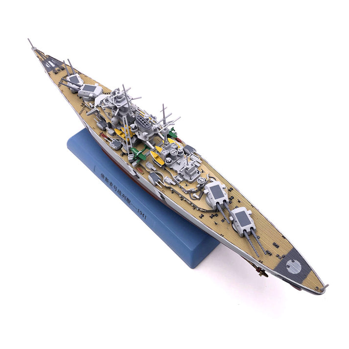 Bismarck Battleship 1/1000 Scale Diecast Model – old boy hobby