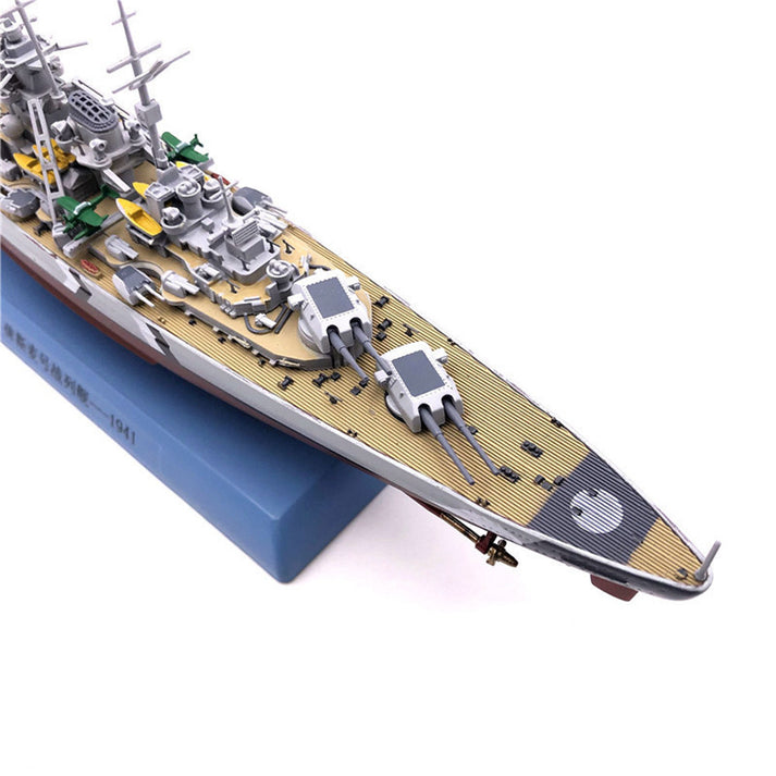 Bismarck Battleship 1/1000 Scale Diecast Model – old boy hobby