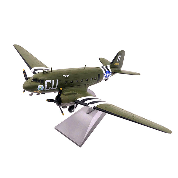 Douglas C-47 Skytrain Military Transport Aircraft 1/100 Scale Diecast ...