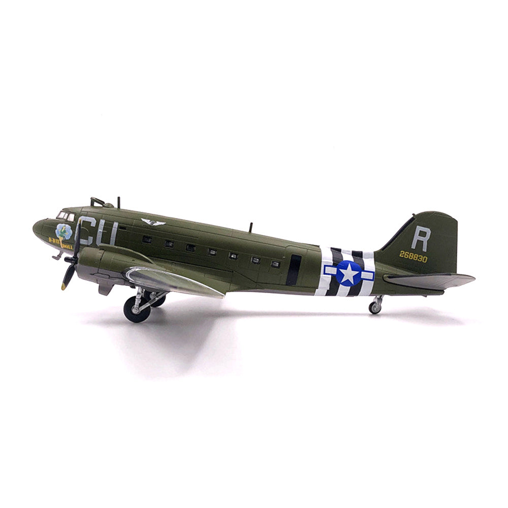 Douglas C-47 Skytrain Military Transport Aircraft 1/100 Scale Diecast ...
