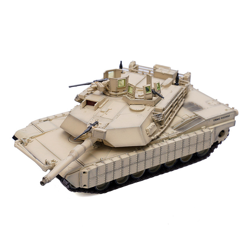 M1 Abrams M1A1 TUSK Main Battle Tank 1/72 Scale Diecast Model – old boy hobby