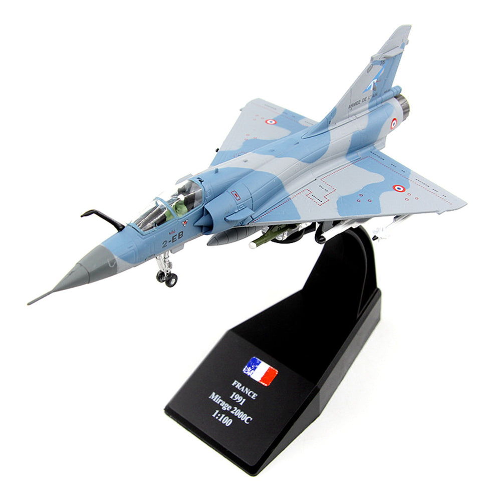 Mirage 2000 Jet Fighter 1/100 Scale Diecast Aircraft Model – old boy hobby