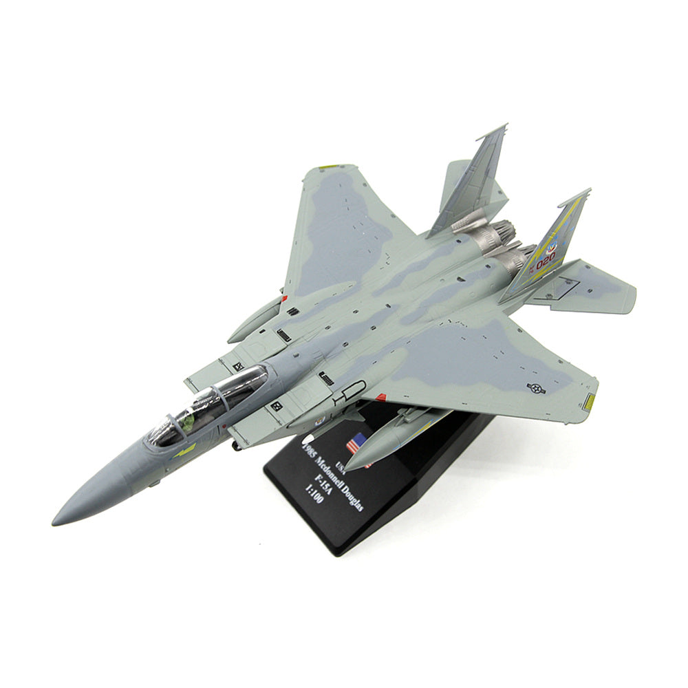 USAF F-15A Eagle Fighter 1/100 Scale Diecast Aircraft Model – old boy hobby