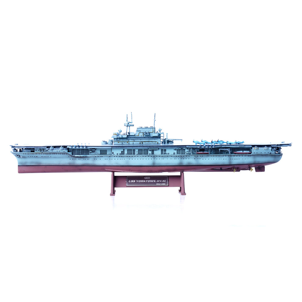 USS Yorktown (CV-5) Aircraft Carrier 1/1000 Scale Diecast Model – old ...